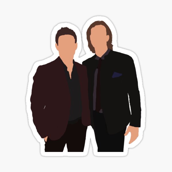 "Jared and Jensen" Sticker by enchantededits | Redbubble