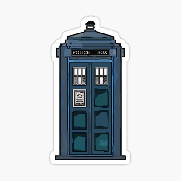 "Police Public Call Box" Sticker for Sale by whoray | Redbubble