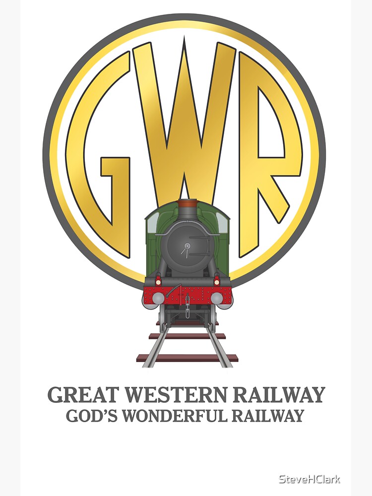"Great Western Railway - God's Wonderful Railway" Sticker for Sale by ...
