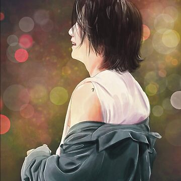 "BTS Suga "7" tattoo - beautiful illustration" Sticker by helmika ...