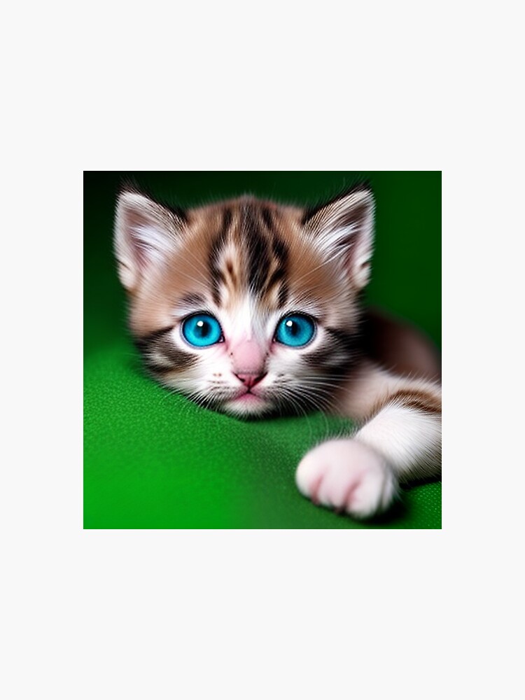 "Sapphire gaze, playful spirit, endless curiosity." Sticker for Sale by ...