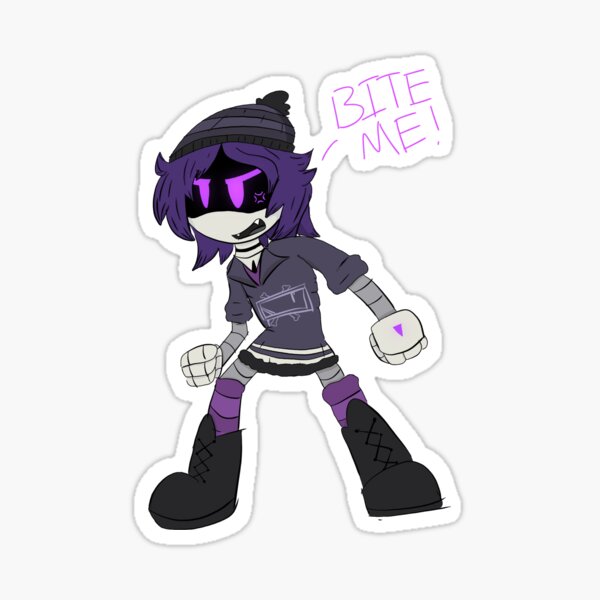 "Bite Me" Sticker for Sale by LuminousCloud | Redbubble