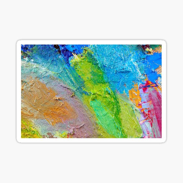 "An artist's palette " Sticker for Sale by MTShoppingLine | Redbubble