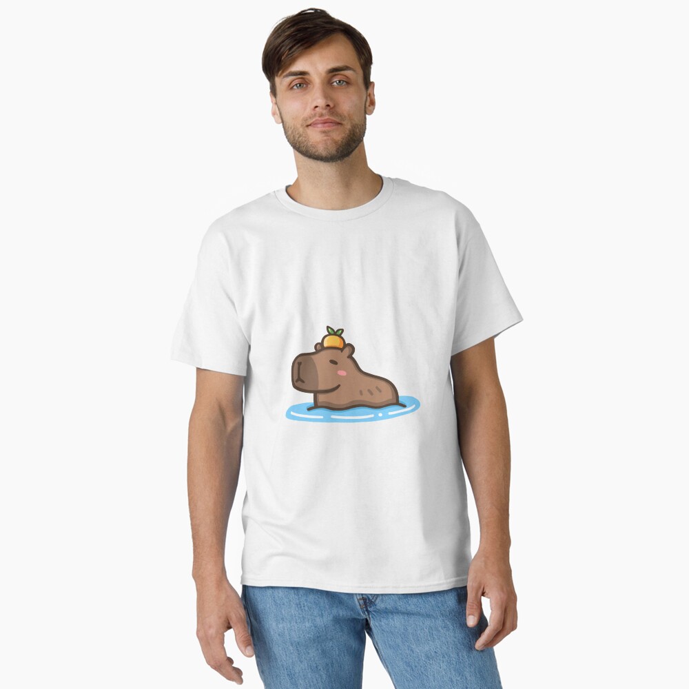 "Swimming Capybara Chilling" Sticker for Sale by devonazure | Redbubble