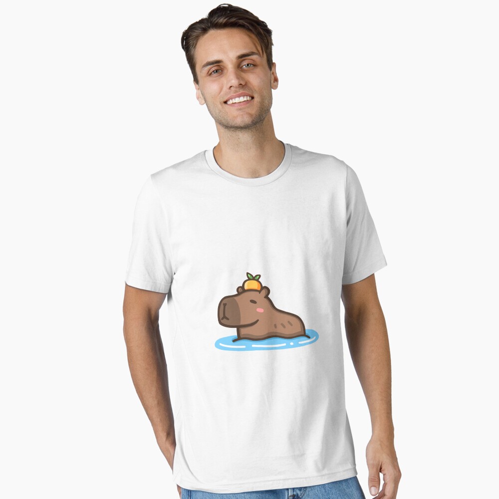 "Swimming Capybara Chilling" Sticker for Sale by devonazure | Redbubble