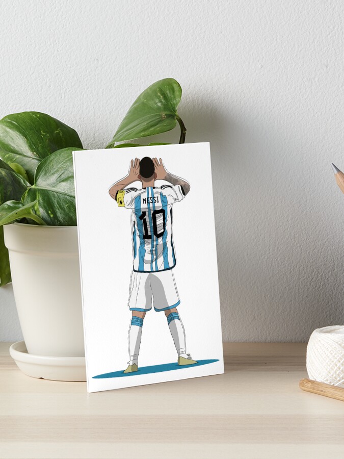 "Lionel Messi World Cup" Art Board Print for Sale by JONPIPOU | Redbubble