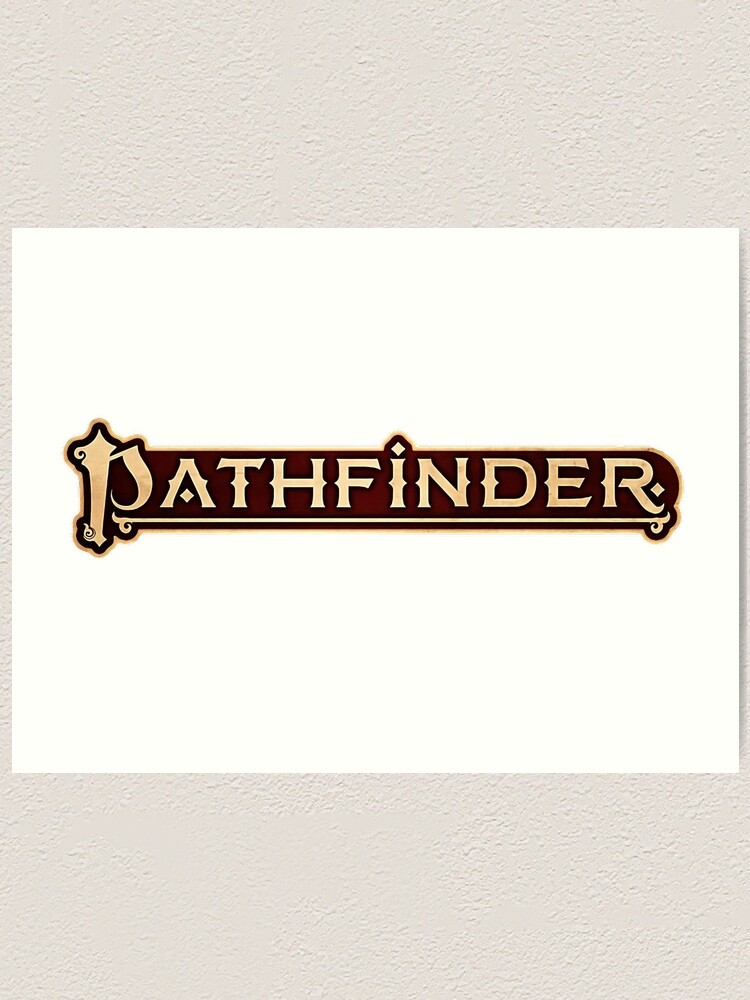 "Pathfinder 2E Logo" Art Print by Agerno | Redbubble