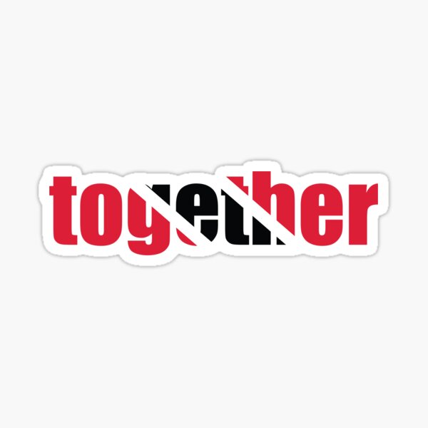 "Typography Trinidad National Flag & Motto" Sticker for Sale by ...