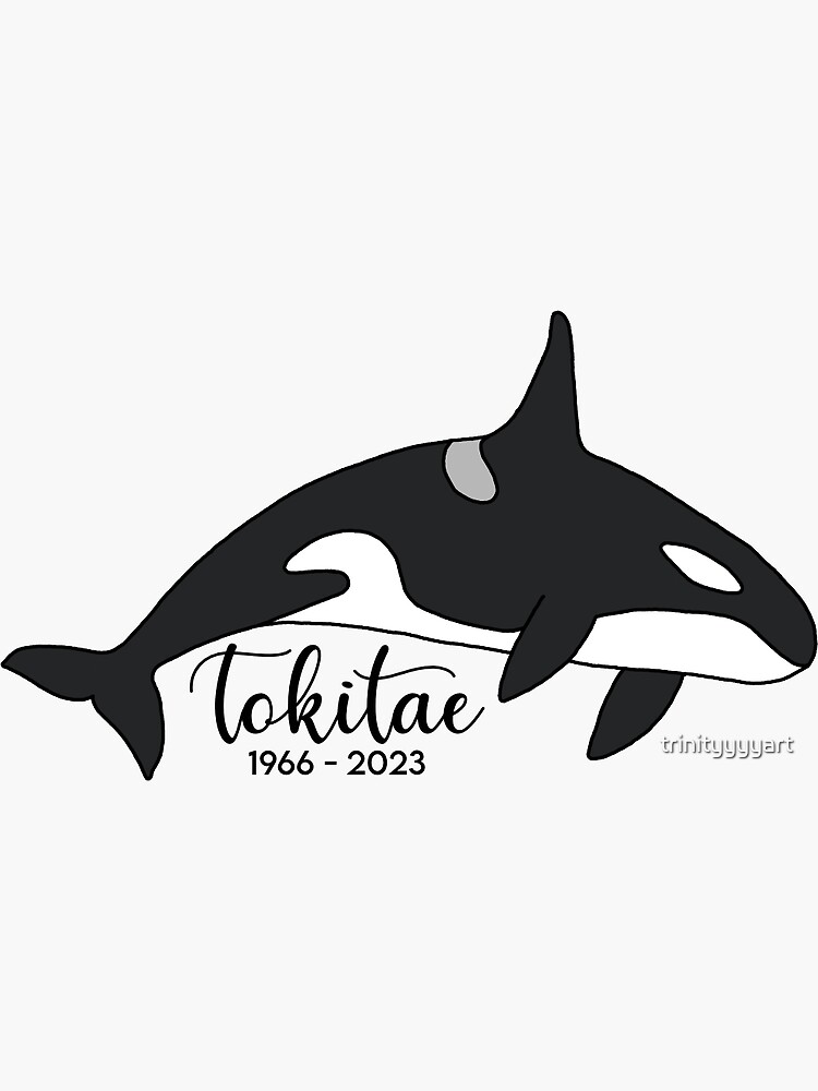 "Tokitae Memorial" Sticker for Sale by trinityyyyart | Redbubble