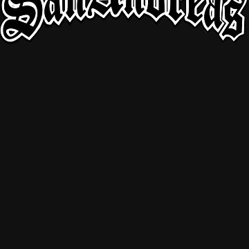 "Grand Theft Auto San Andreas Logo " Sticker for Sale by JamarLittel ...