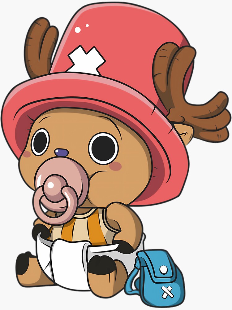"BABY TONY TONY CHOPPER " Sticker for Sale by LlizaGnodoron | Redbubble
