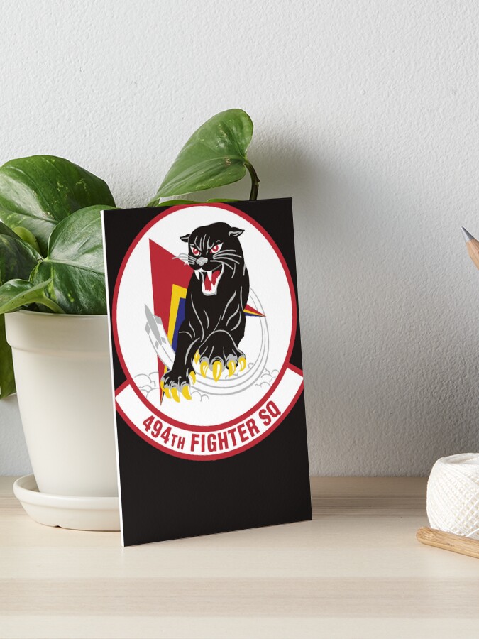 "494th Fighter Squadron Logo" Art Board Print for Sale by KyleGreenholt ...