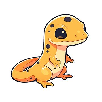 "Simple drawn cute Salamander" Art Print for Sale by SundayDonuts ...
