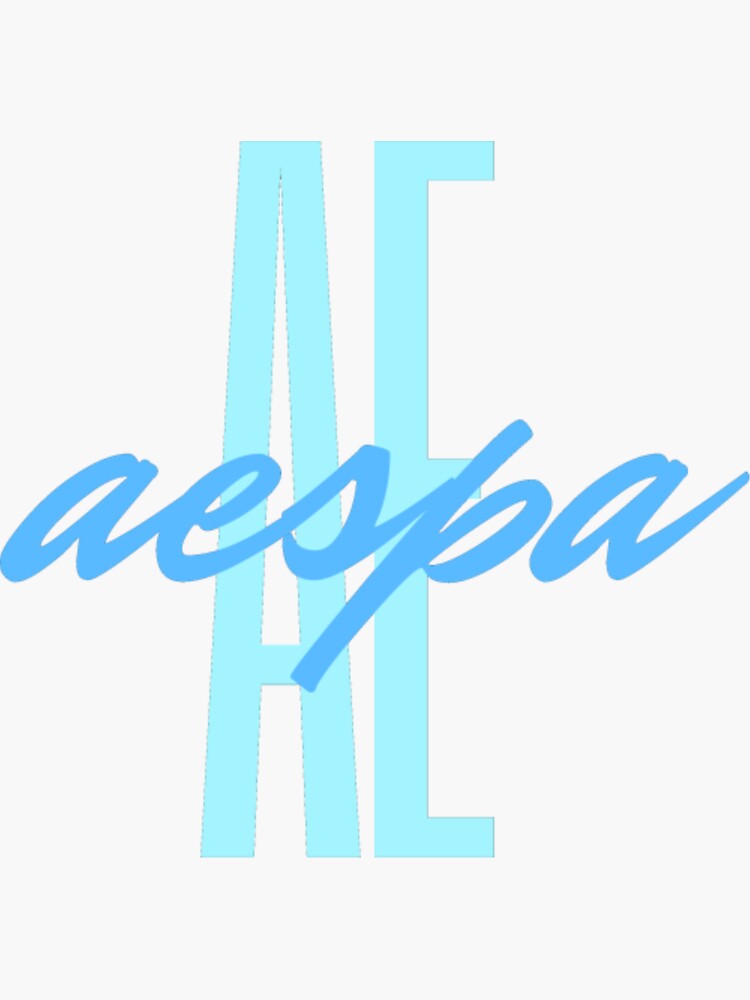 "Aespa Name " Sticker for Sale by LBomingueq92 | Redbubble