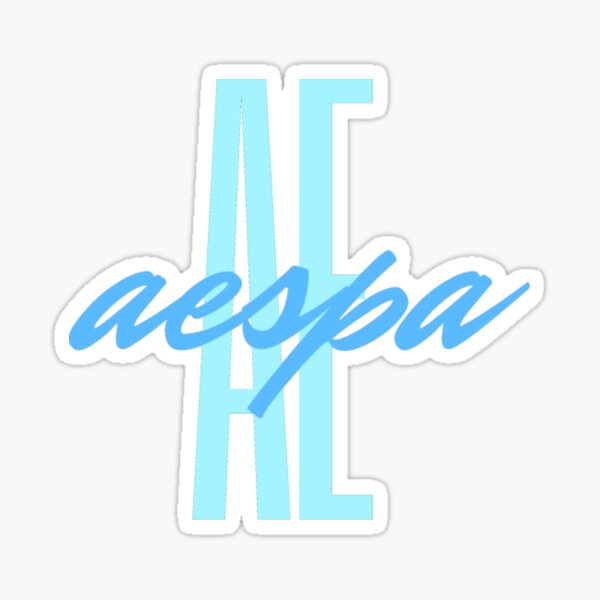 "Aespa Name " Sticker for Sale by LBomingueq92 | Redbubble
