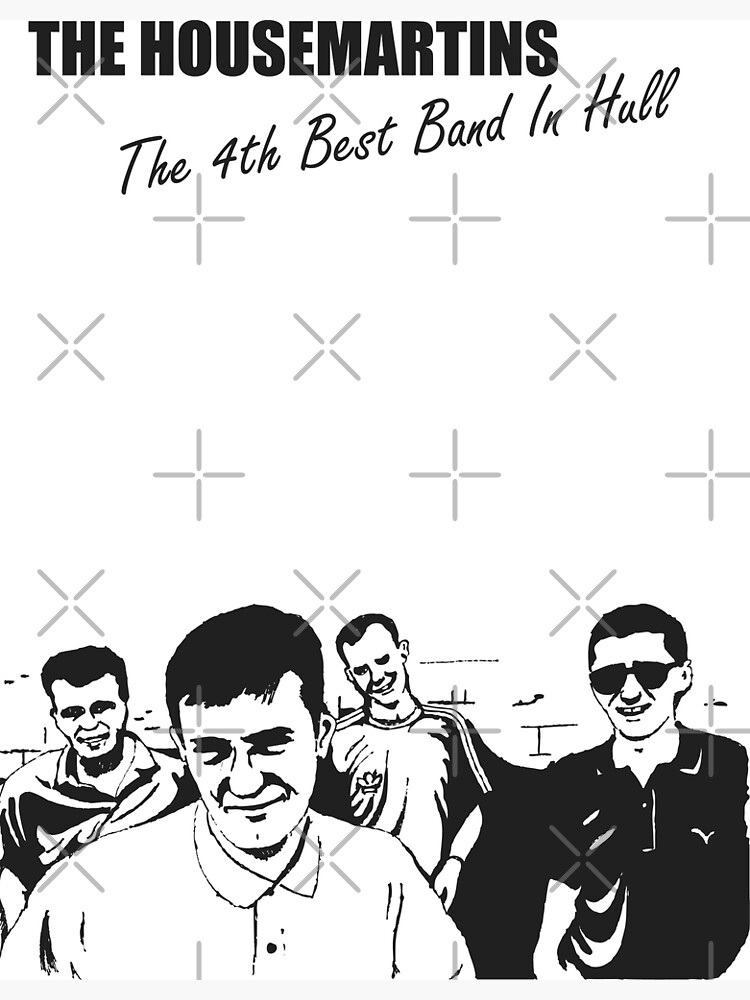 "Housemartins - 4th Best Band" Poster by BlooMoo | Redbubble