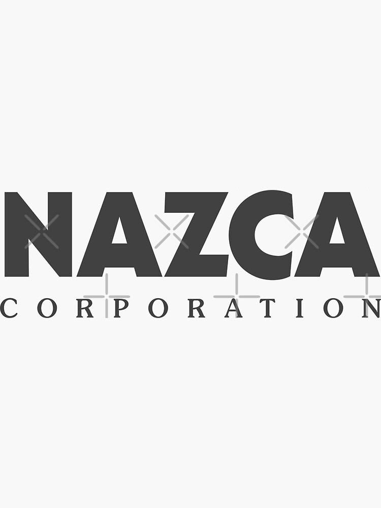 "Nazca Corporation (株式会社ナスカ) No-Mascot Logo" Sticker for Sale by ...