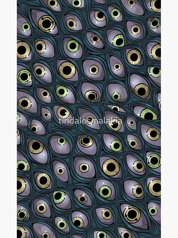 "Eldritch Eyes Pattern" Photographic Print by tindalosmalakia | Redbubble