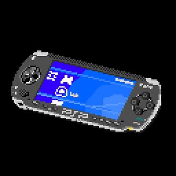 "PSP Portable Game Console Pixel art" Sticker for Sale by liuxpixel ...