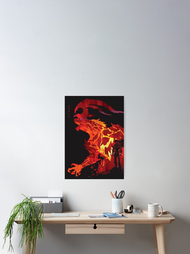 "Ifrit Eikon Awakening:Clive rosefield FFXVI" Poster for Sale by vertei ...