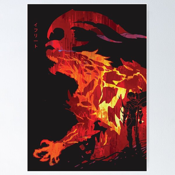 "Ifrit Eikon Awakening:Clive rosefield FFXVI" Poster for Sale by vertei ...