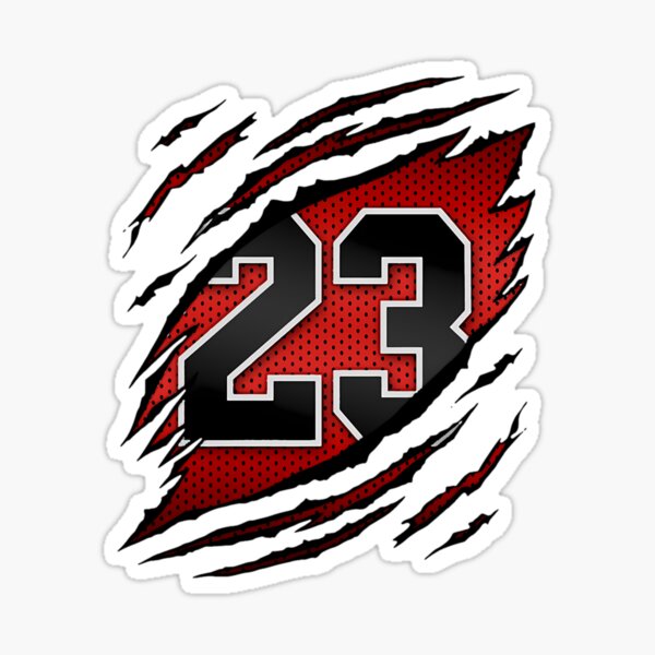 "23 - Michael Jordan " Sticker for Sale by hhsbybvxb82 | Redbubble