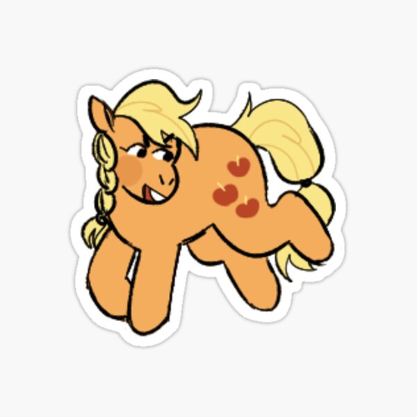 "MLP G4 - Applejack" Sticker for Sale by toucanburger | Redbubble