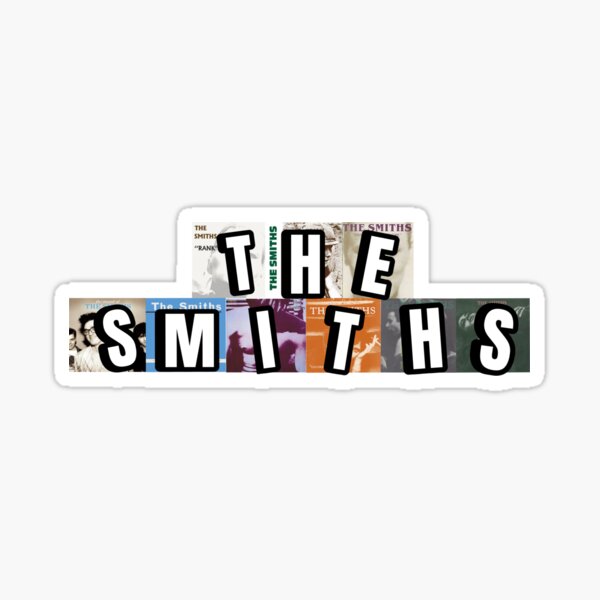 "The Smiths Album Design (Centred)" Sticker for Sale by poetryartworm ...