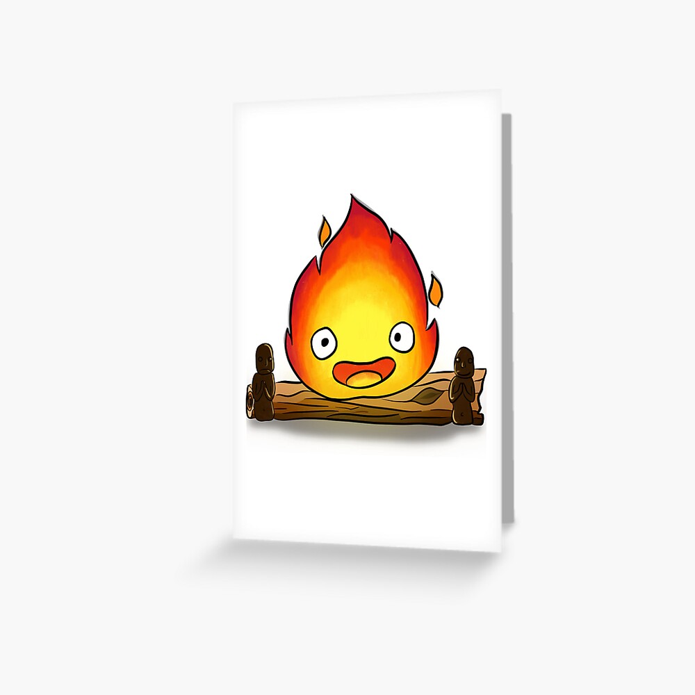 "Calcifer" Sticker for Sale by Littlelfgirl | Redbubble