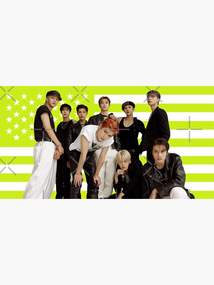 "nct 127 us flag" Sticker for Sale by l nguyen | Redbubble