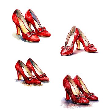 "Ruby Slippers" Sticker for Sale by CatgoDigital | Redbubble