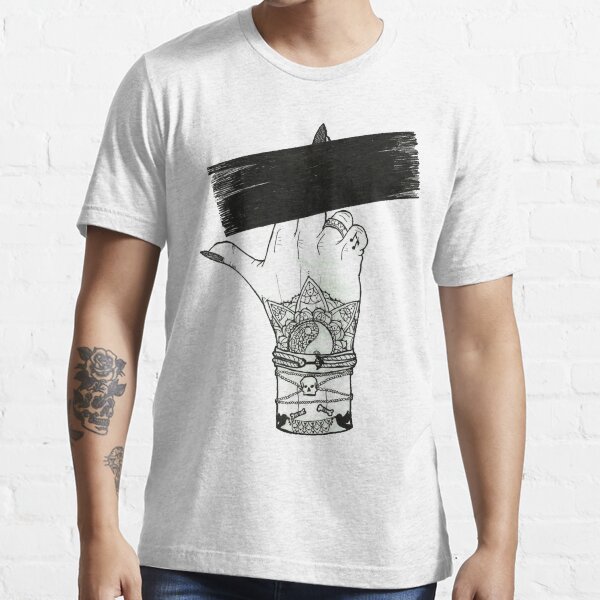 "Censored middle finger" T-shirt by StagArt | Redbubble