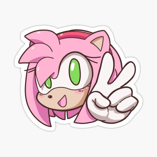 "Amy Rose" Sticker for Sale by lavvacarterart | Redbubble