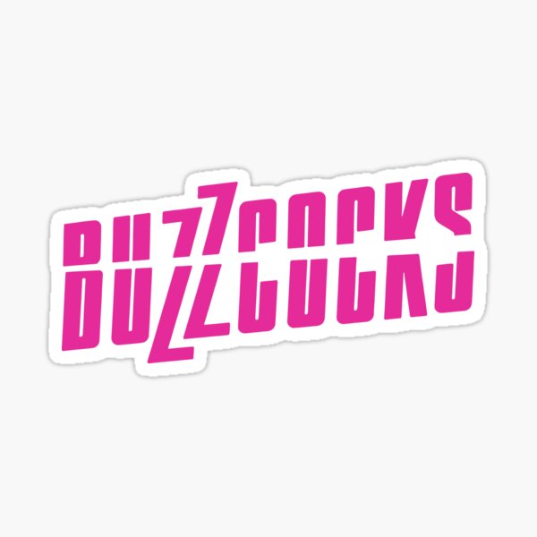 "Buzzcocks" Sticker for Sale by DavidMorphise | Redbubble