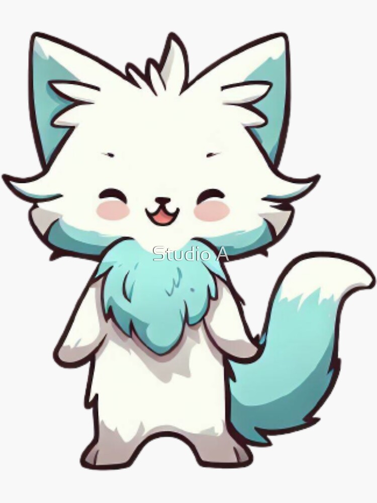 "Cat Smile" Sticker for Sale by Studio A | Redbubble