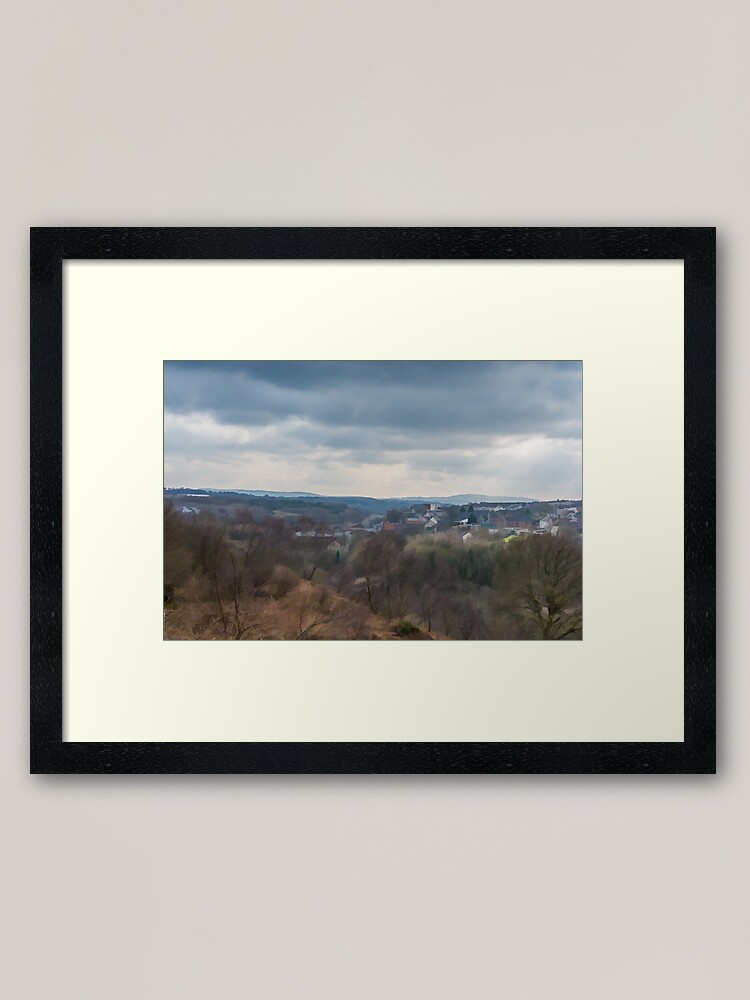 "Lowry's Bargoed Revisited" Framed Art Print for Sale by silversnapper1 ...