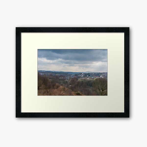"Lowry's Bargoed Revisited" Framed Art Print for Sale by silversnapper1 ...