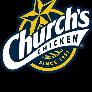 "Church's chicken restaurant logo Since 1952" Sticker for Sale by ...