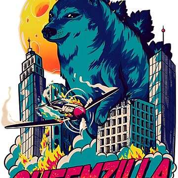 "Cheems | Cheemzilla - The Gomd of Cheemse (Blue) Cheems" Essential T ...