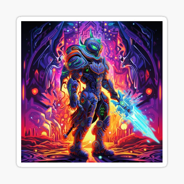 "Mecha splash" Sticker for Sale by Atelier-Arcano | Redbubble