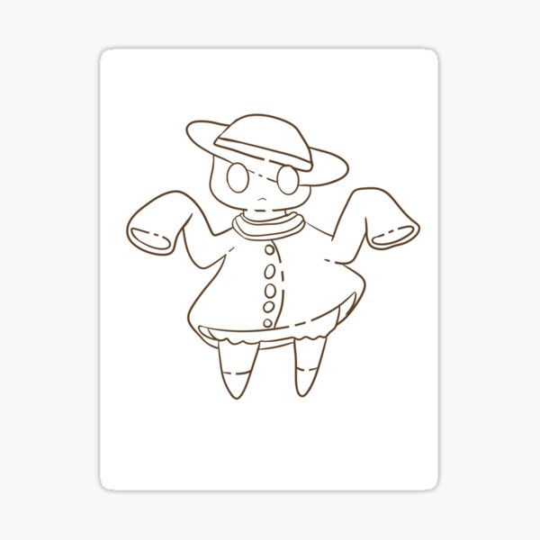 "cottage garden (no color)" Sticker for Sale by shanergarrett | Redbubble