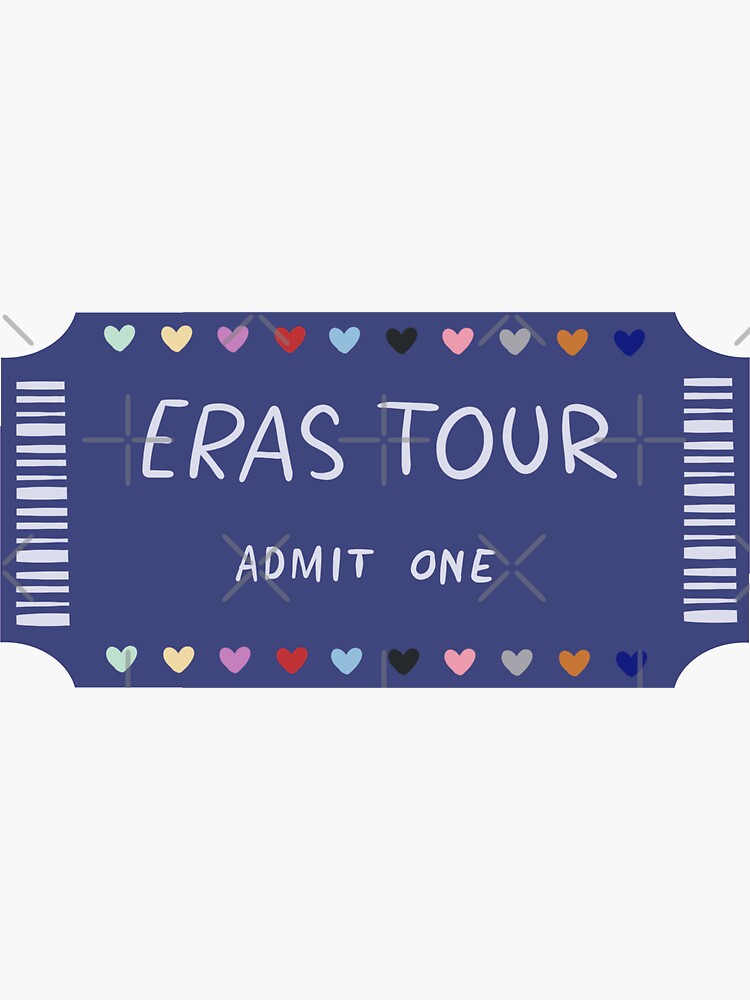 "Eras tour" Sticker for Sale by cranberryrose22 | Redbubble