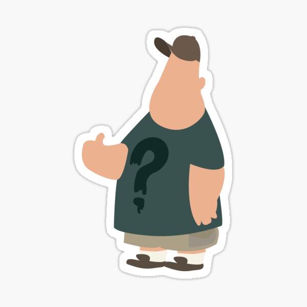 "Soos | Gravity Falls" Sticker by WilliamBourke | Redbubble