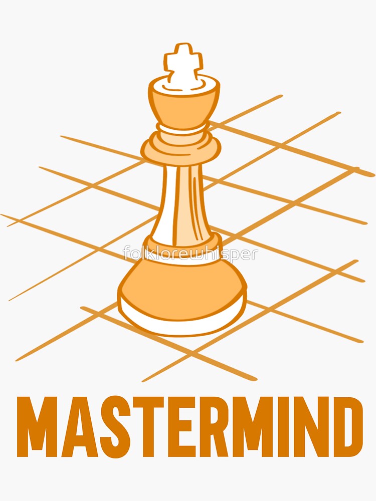 "mastermind" Sticker for Sale by folklorewhisper | Redbubble