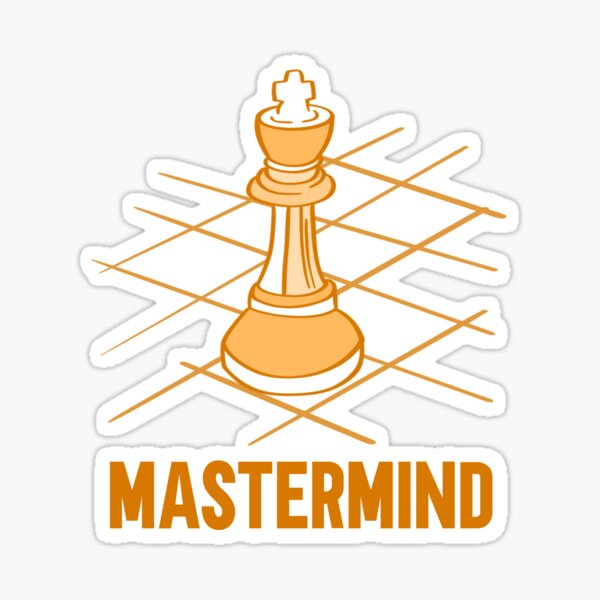 "mastermind" Sticker for Sale by folklorewhisper | Redbubble