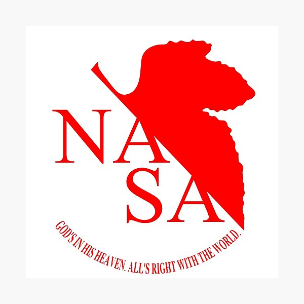 Lámina fotográfica «NASA = NERV» de dishess | Redbubble
