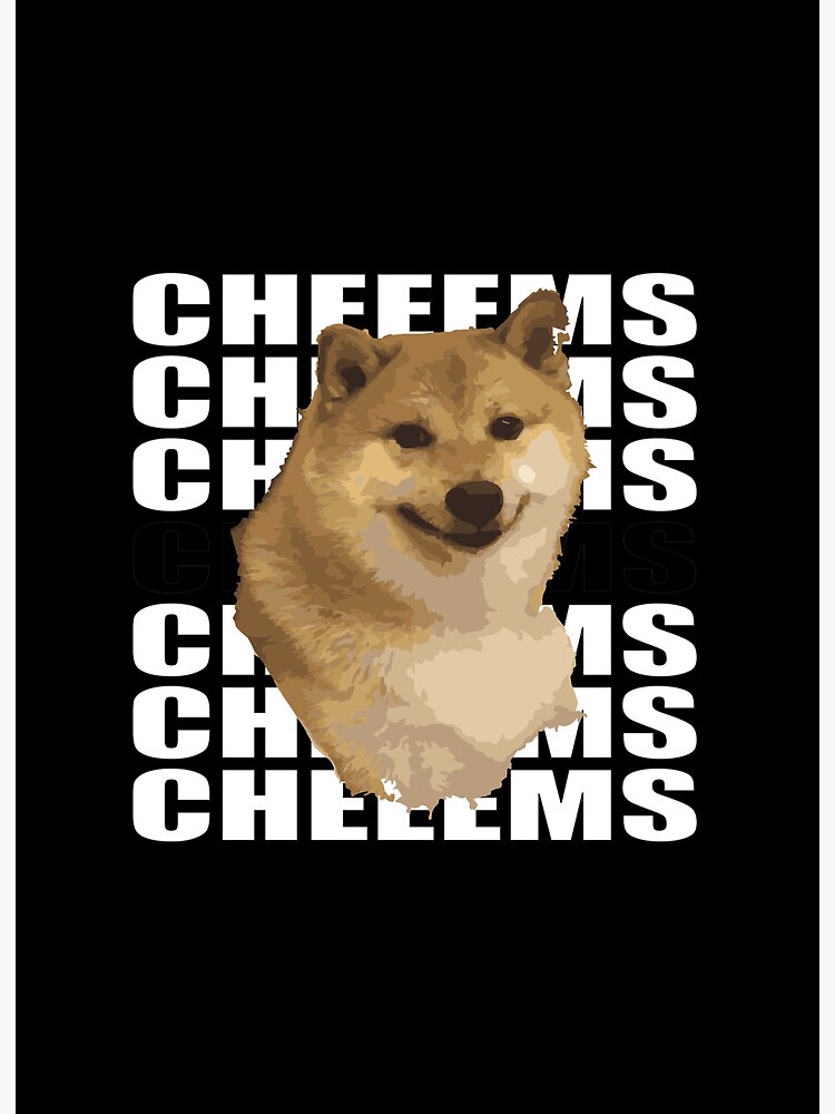 "cheems cheems cheems dog" Art Board Print for Sale by masinibobus ...