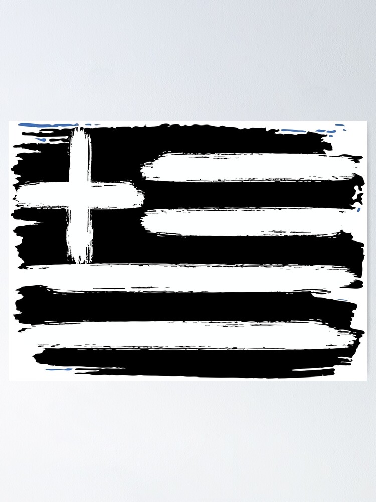 "Anarchy Greek Flag" Poster for Sale by ProjectX23 | Redbubble