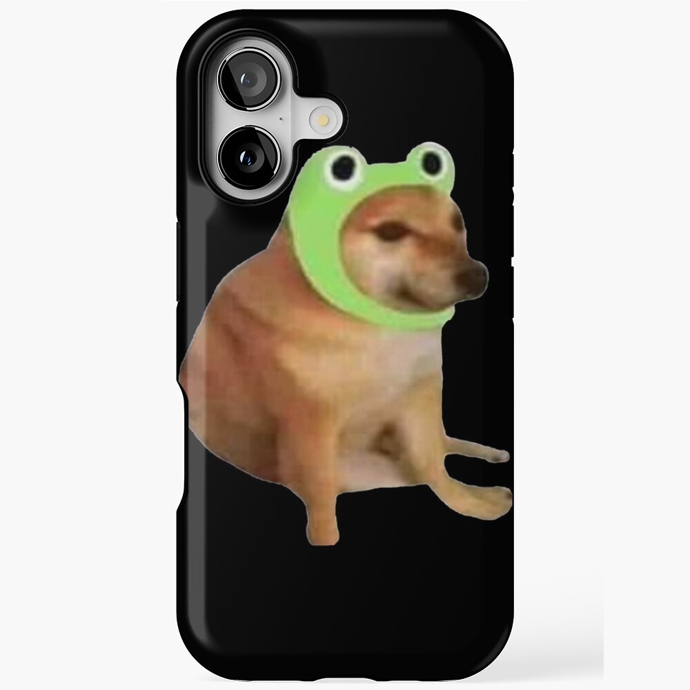 "Cheems frog hat" Sticker for Sale by masinibobus | Redbubble