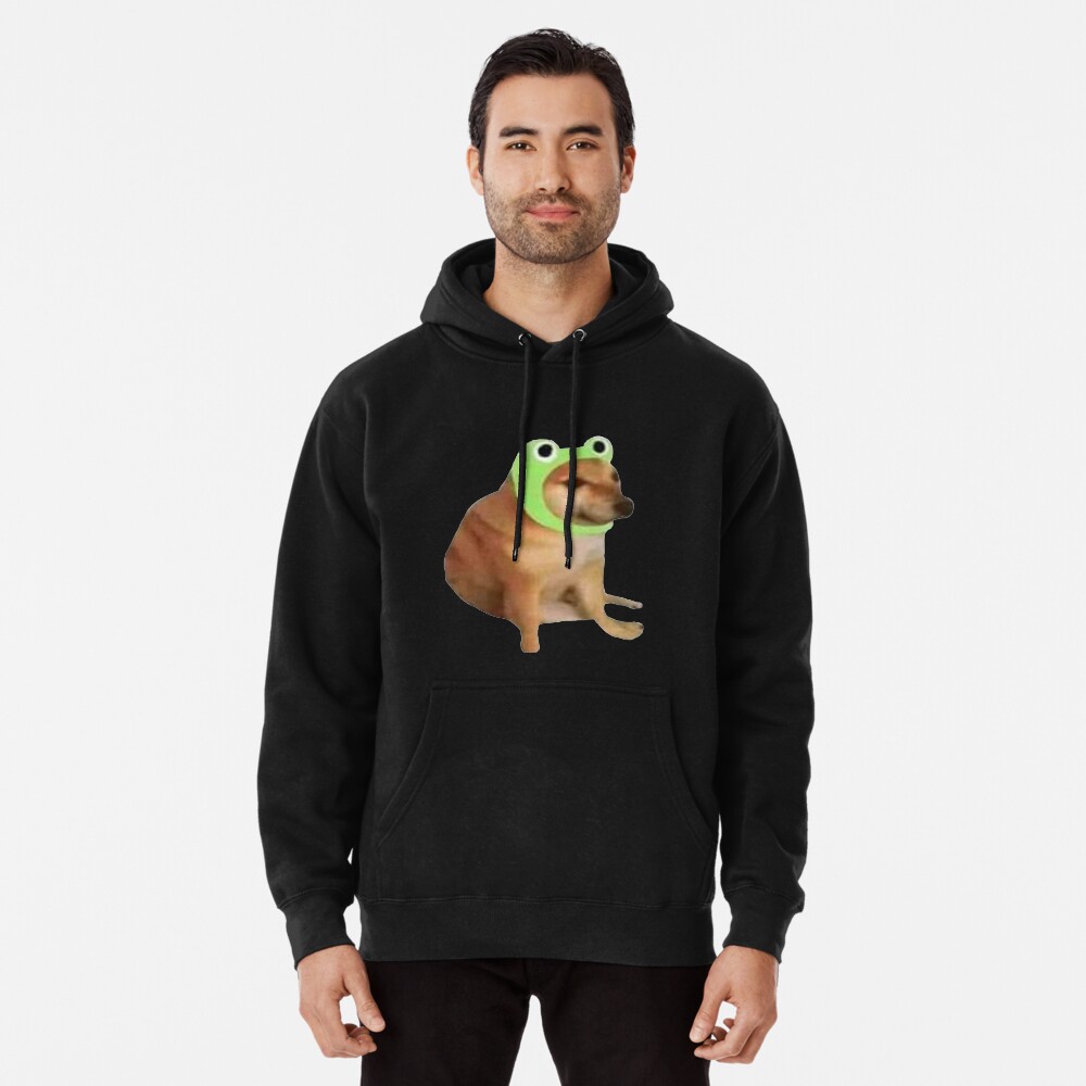 "Cheems frog hat" Sticker for Sale by masinibobus | Redbubble